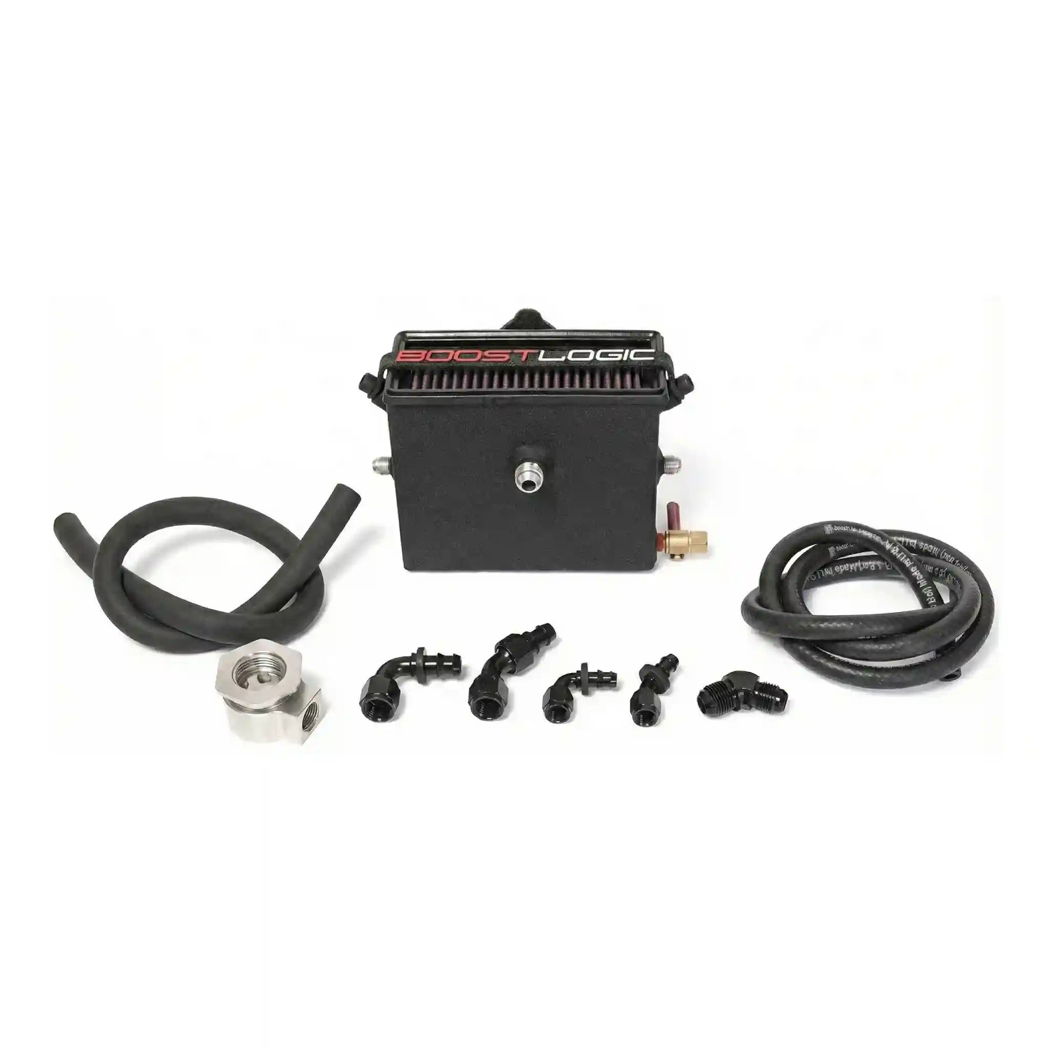 BOOST LOGIC ENGINE BREATHING SYSTEM WITH ADDITIONAL OIL FILLER NECK VE