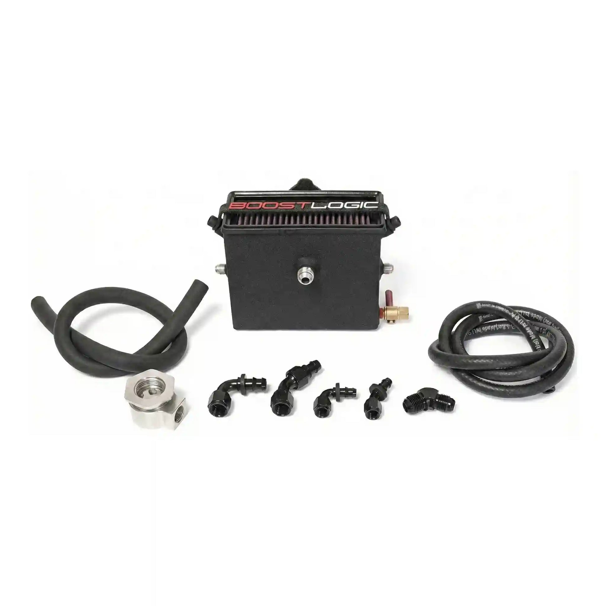 BOOST LOGIC ENGINE BREATHING SYSTEM WITH ADDITIONAL OIL FILLER NECK VE