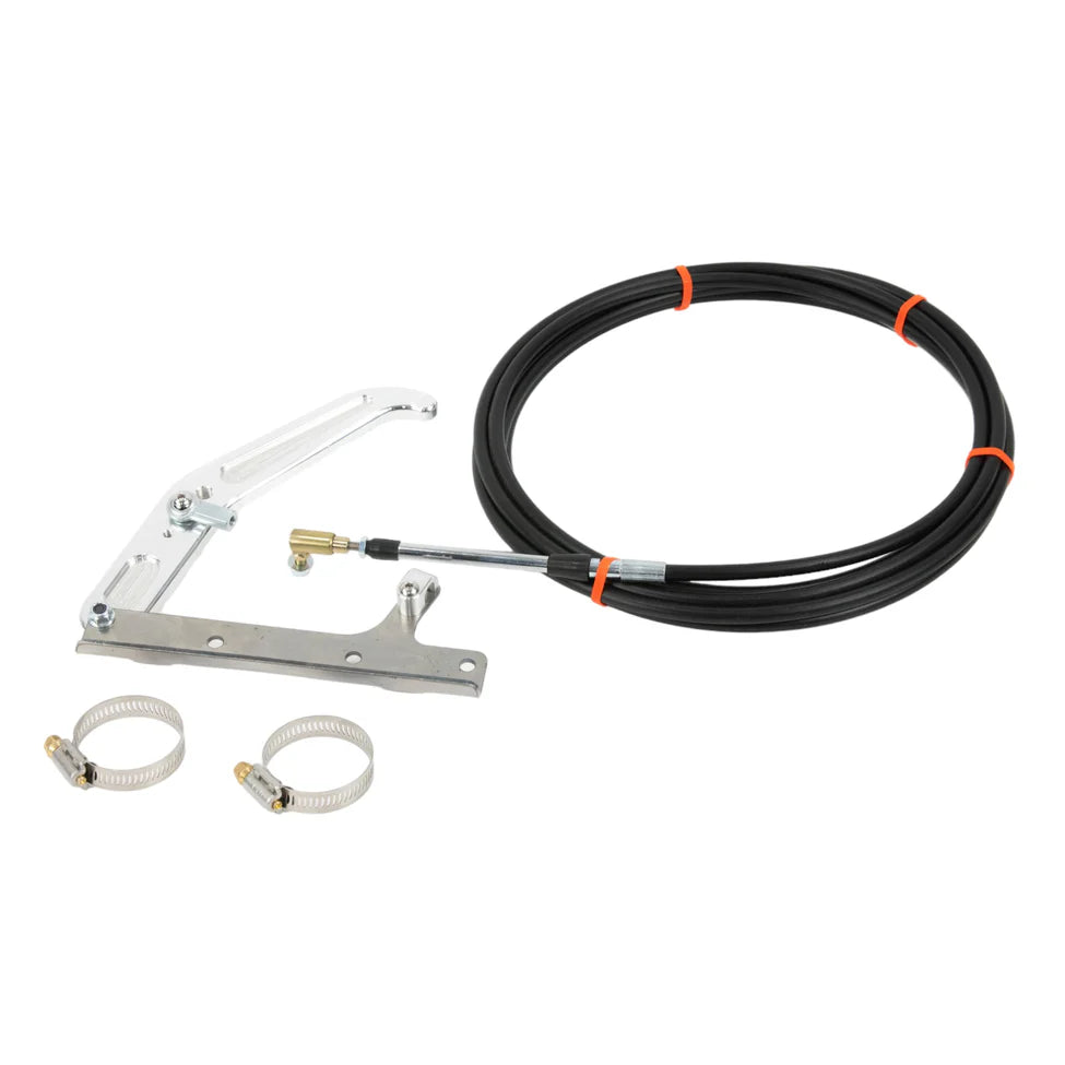 MOTION RACEWORKS BILLET PARACHUTE HANDLE RELEASE LEVER AND CABLE MOUNT